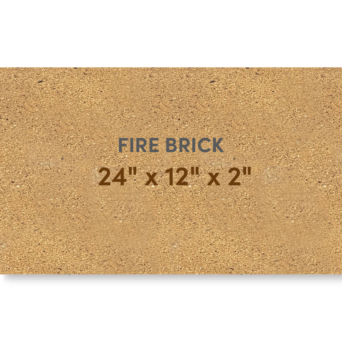 Super Duty Hard Fire Brick 24" x 12" x 2" – AWMCO