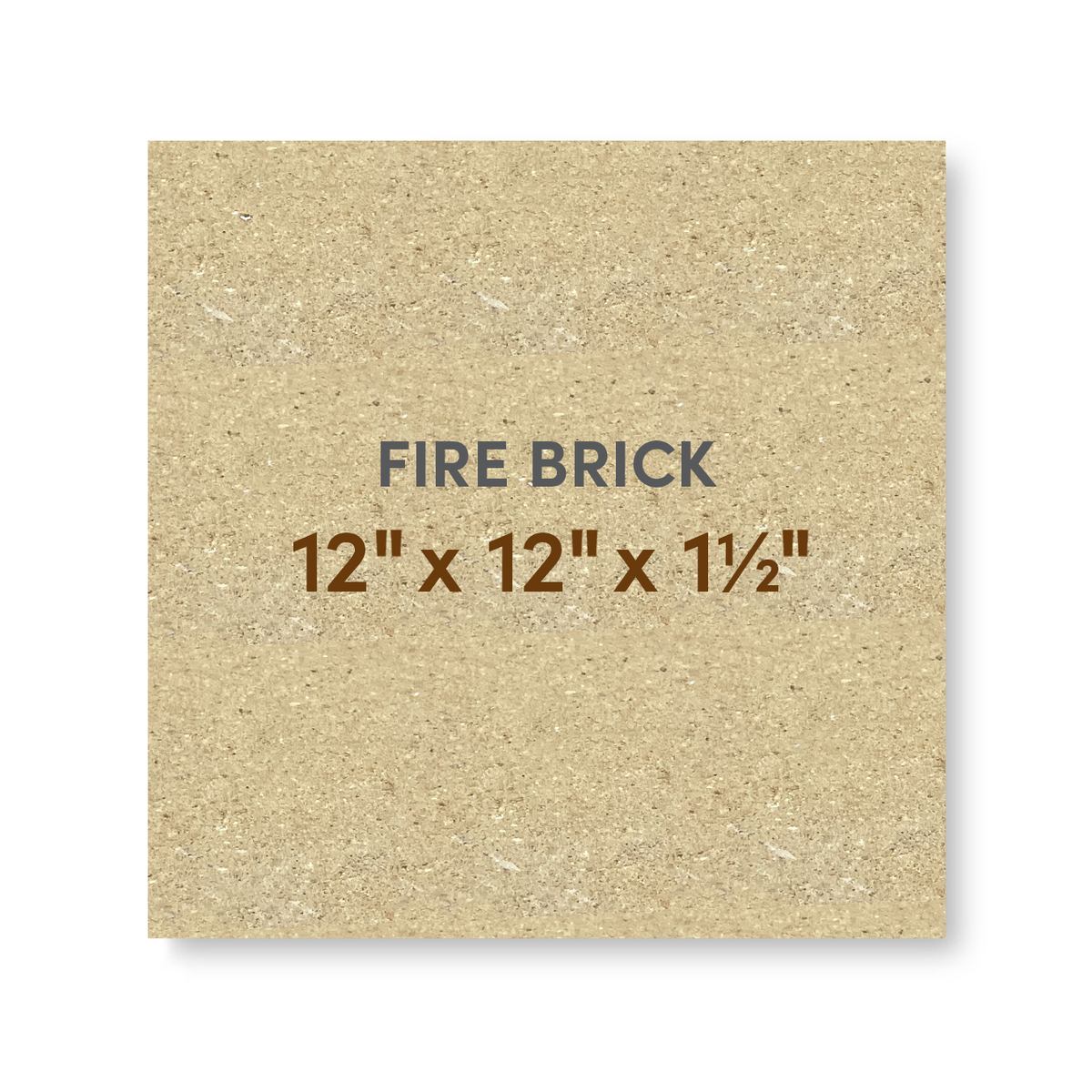 Super Duty Hard Fire Brick 12" x 12" x 1-1/2" – AWMCO