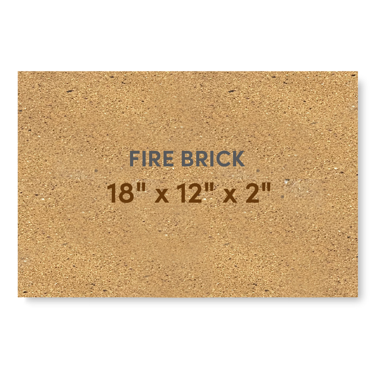 Super Duty Hard Fire Brick 18" x 12" x 2" – AWMCO