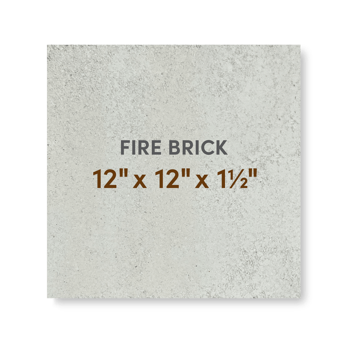 Super Duty Hard Fire Brick 12" x 12" x 1-1/2" – AWMCO